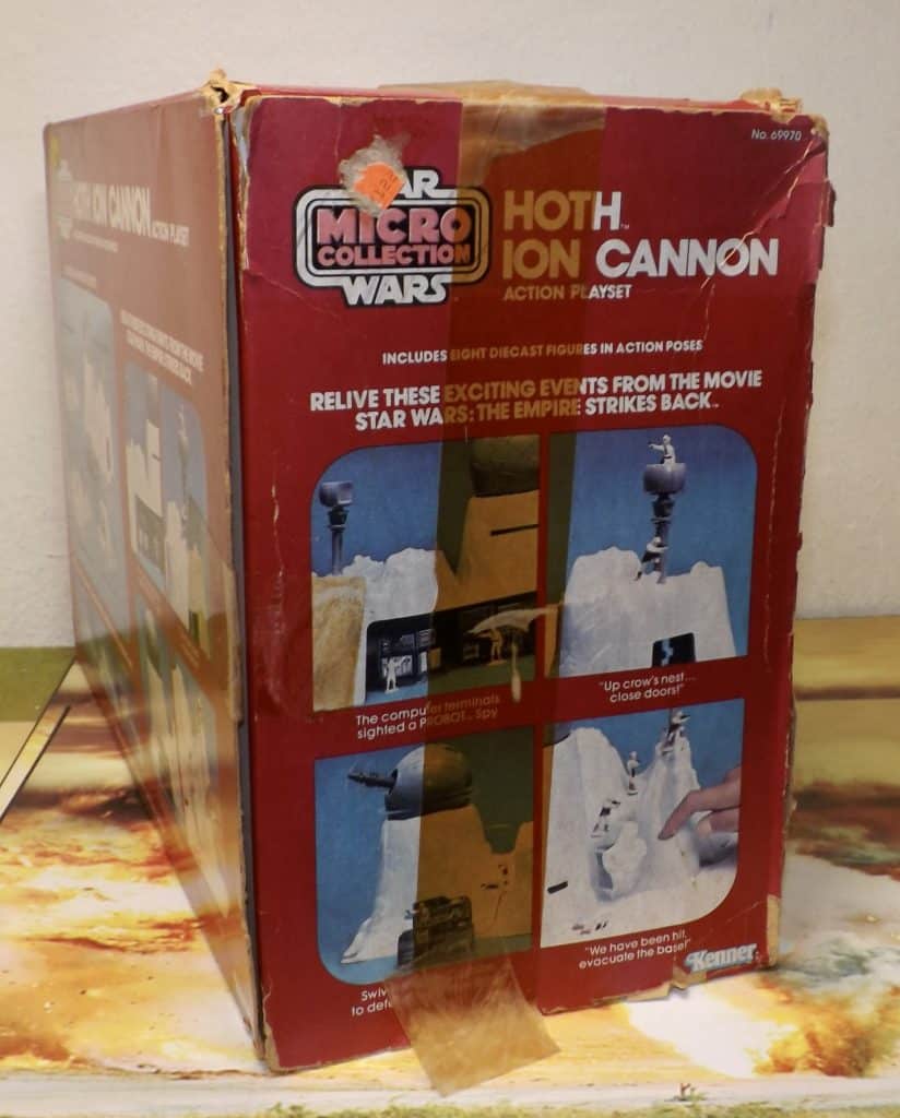 Vintage Star Wars Kenner Micro Collection Hoth Ion Cannon Action Playset