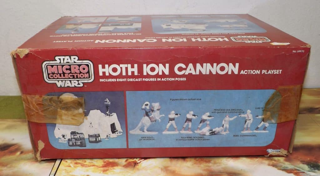 Vintage Star Wars Kenner Micro Collection Hoth Ion Cannon Action Playset