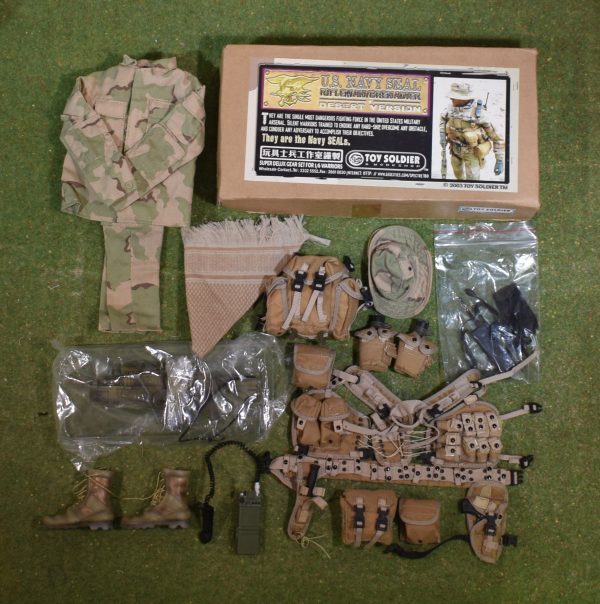 TOY SOLDIER & WORKSHOP U.S. NAVY SEAL RIFLEMAN/GRENADIER - DESERT ...