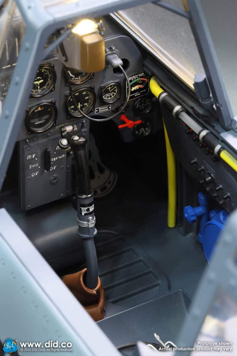 1/6 Scale WWII German Bf109 Cockpit Grey Blue E60065B - Modellers Loft