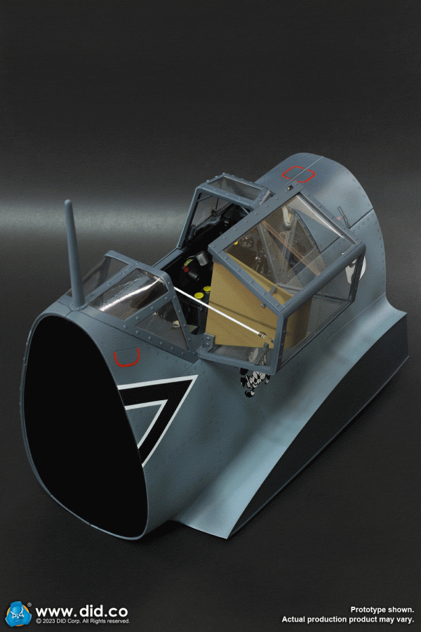 1/6 Scale WWII German Bf109 Cockpit Grey Blue E60065B - Modellers Loft