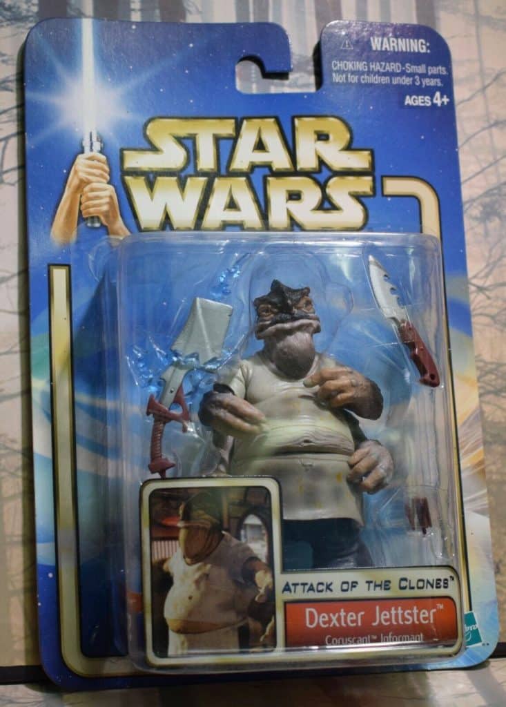 STAR WARS CARDED SAGA ATTACK CLONES AOTC DEXTER JETTSTER CORUSCANT ...