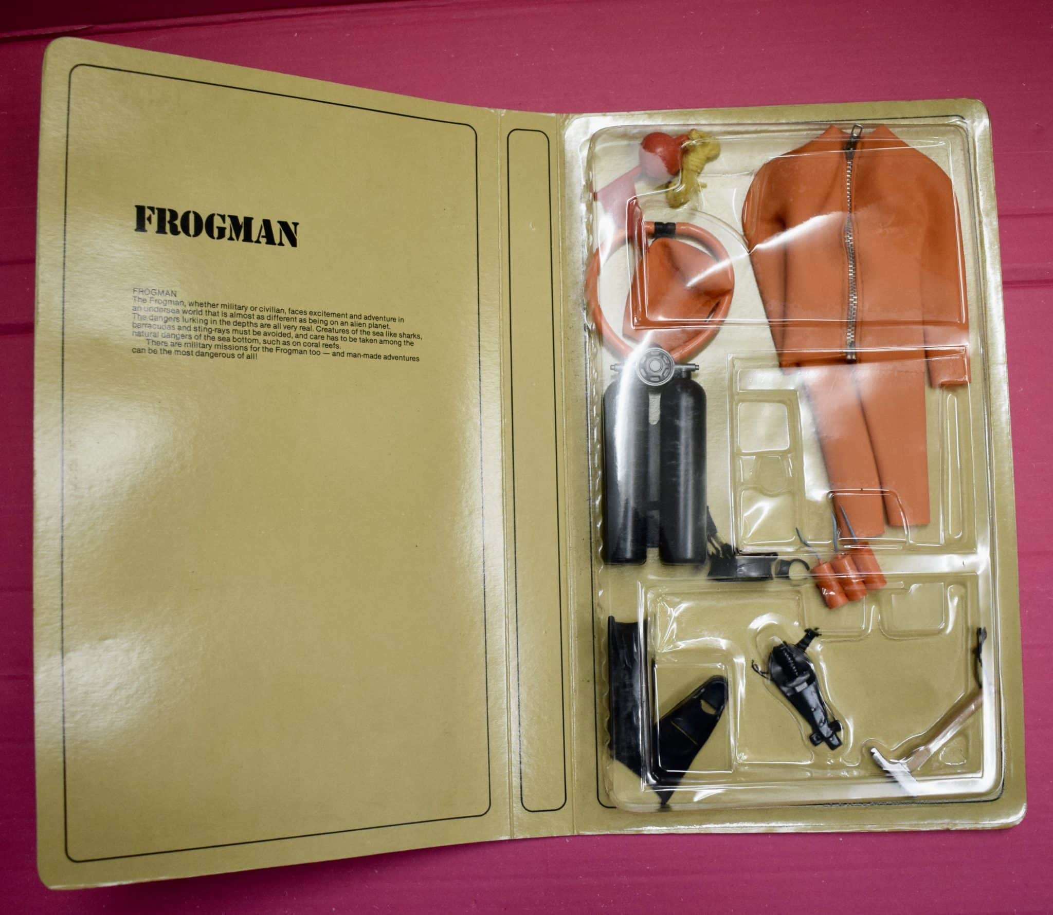 Action Man By Pailtoy The Soldiers Orange Frogman Outfit - Modellers Loft