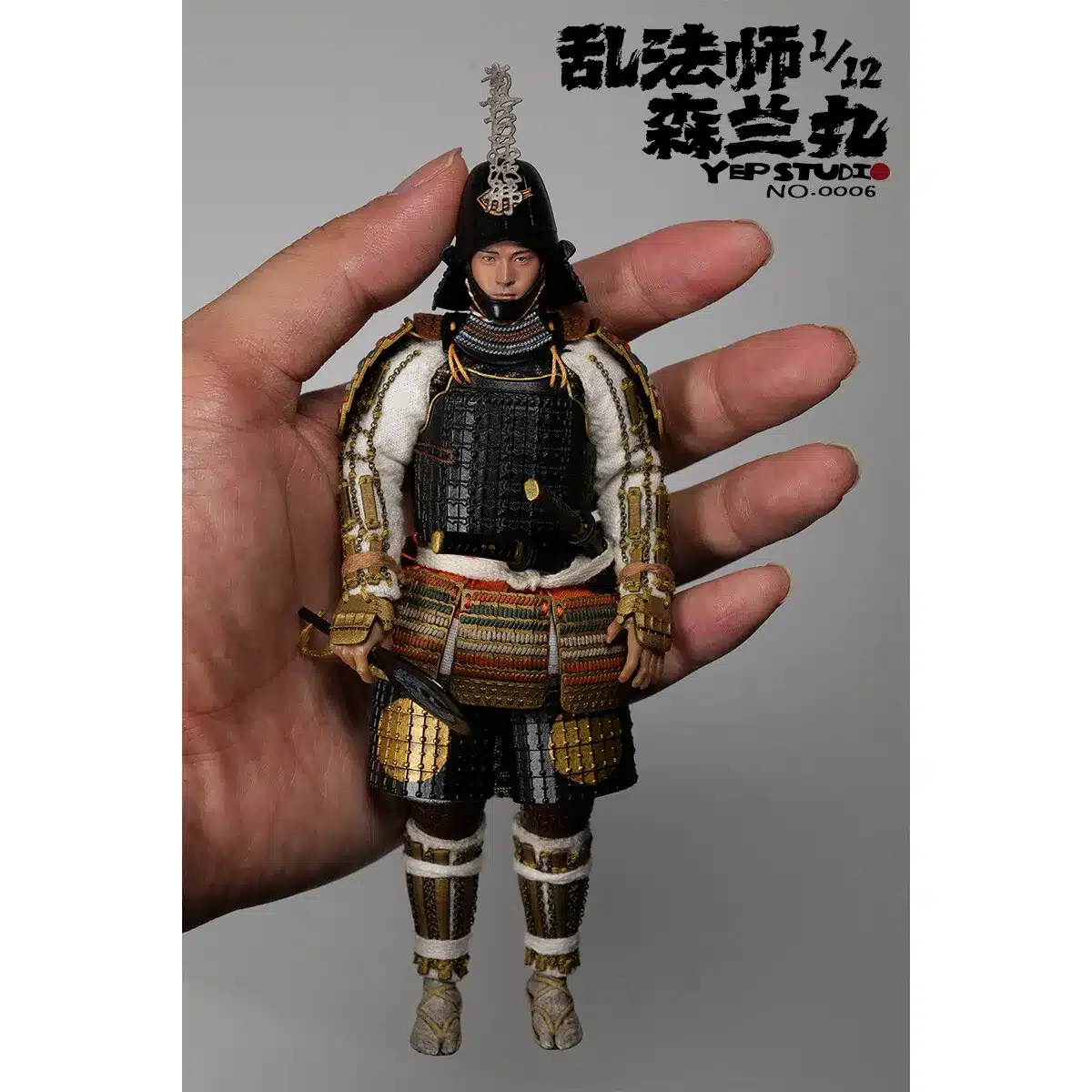 1/12 Scale 6 Inch Yep Studio Japanese Samurai Chaotic Mage-Ranmaru Mori ...