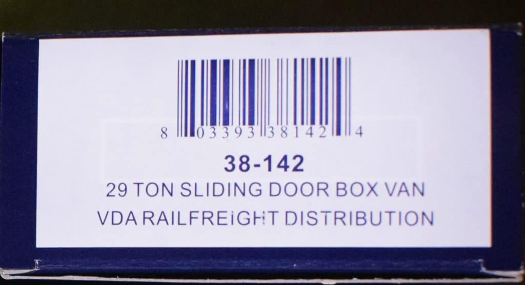 OO Gauge Bachmann Branch Line 38-142 29 Ton Sliding Door Box Van VDA ...